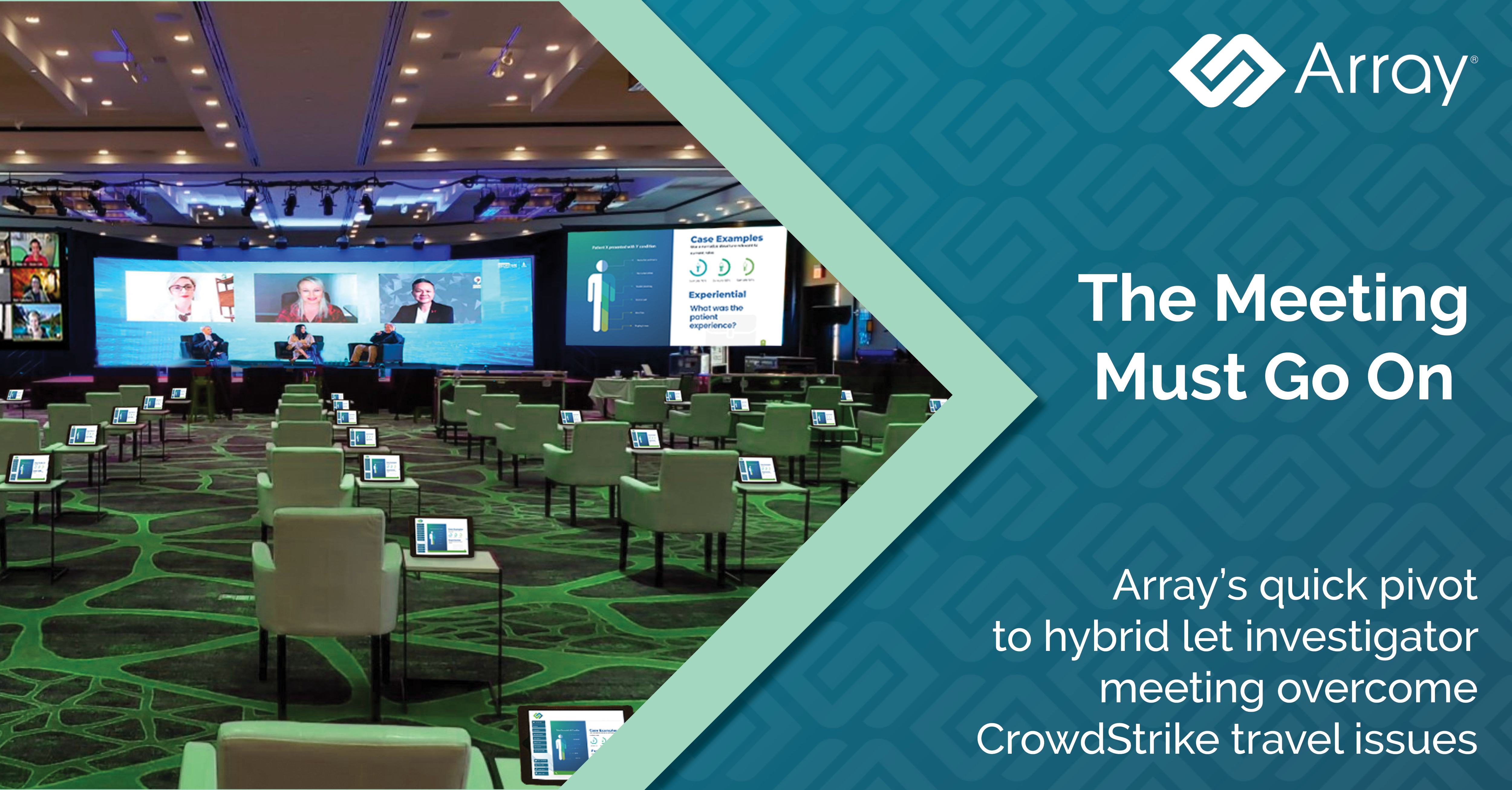 How Array was able to quickly pivot to synchronized hybrid formats during CrowdStrike travel crisis